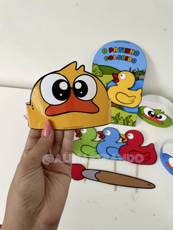 Kit “O patinho colorido” – Lojinha Alfaletrando – Andressa Marchioti