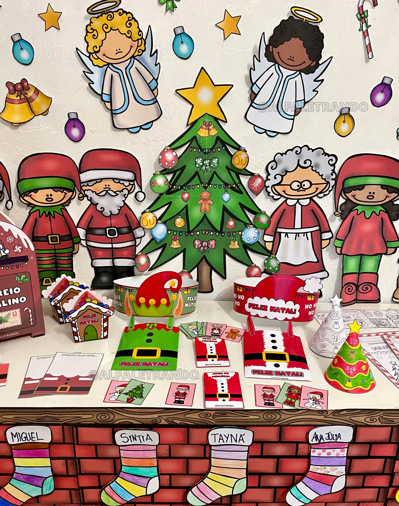 Kit Natalino alfaletrando - Lojinha Alfaletrando - Andressa Marchioti