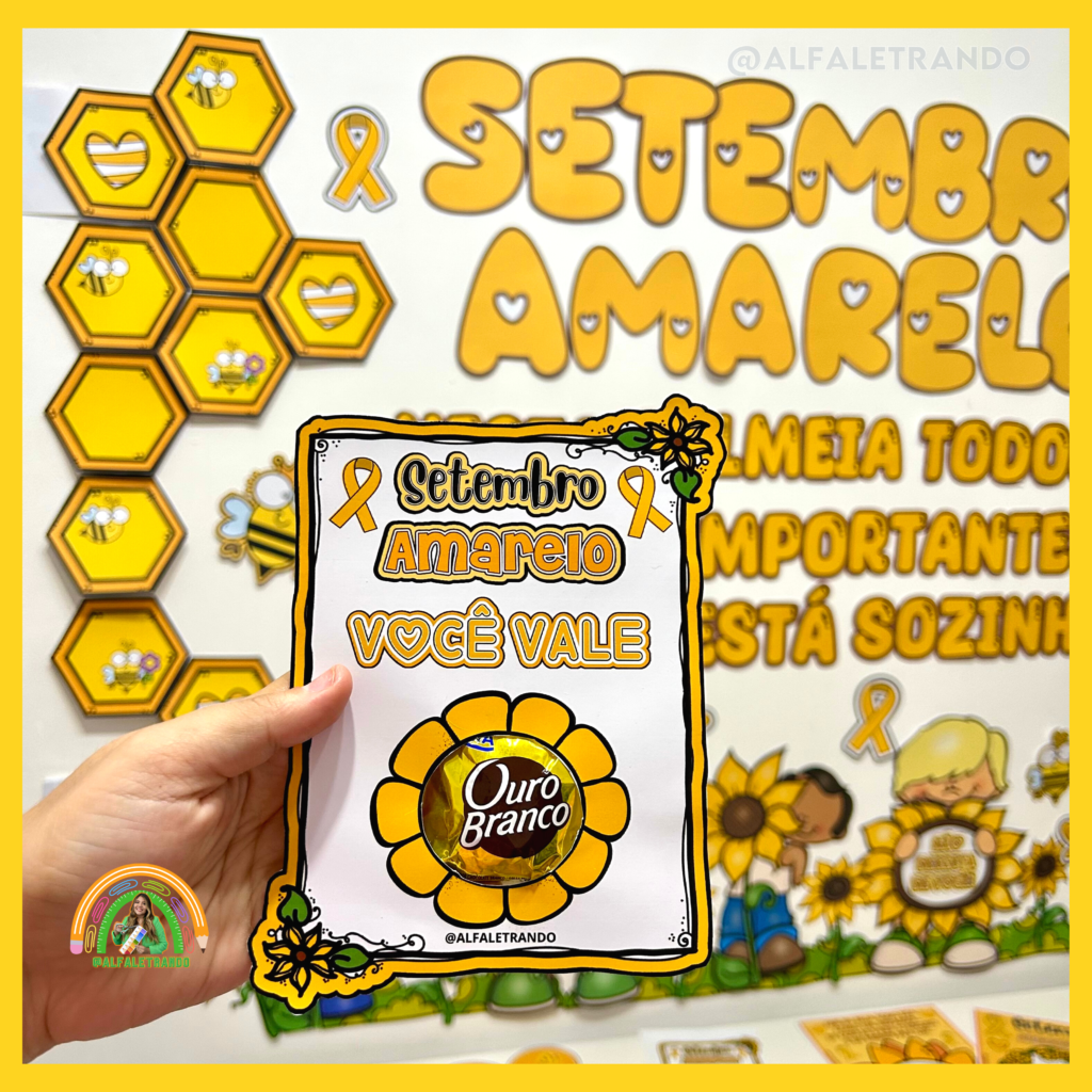 Kit Setembro Amarelo - Lojinha Alfaletrando - Andressa Marchioti Kit Setembro Amarelo - Lojinha Alfaletrando - Andressa Marchioti