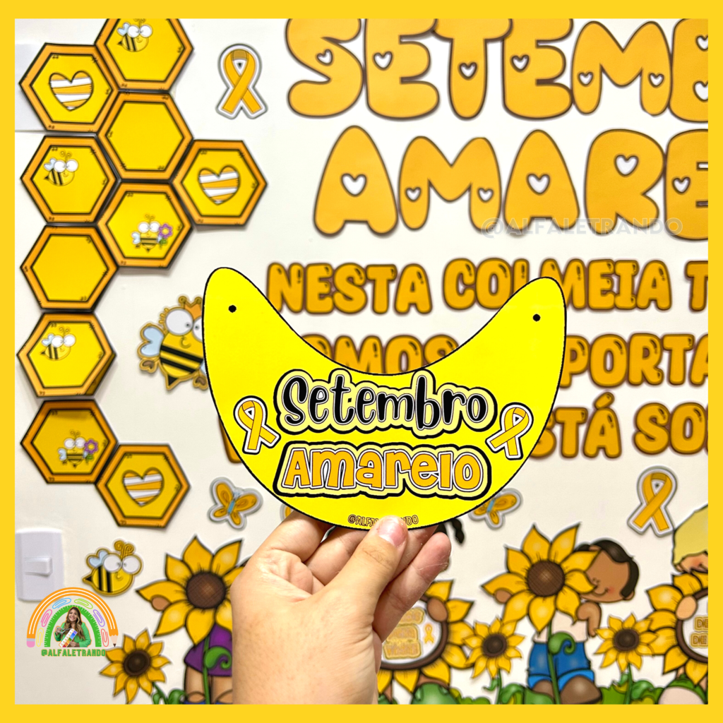 Kit Setembro Amarelo - Lojinha Alfaletrando - Andressa Marchioti Kit Setembro Amarelo - Lojinha Alfaletrando - Andressa Marchioti
