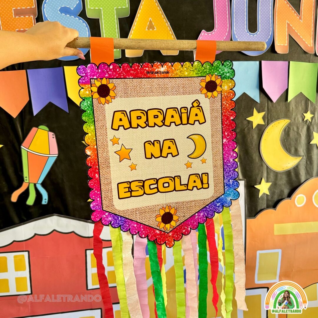 Painel 3D para festa Junina/Julina - Lojinha Alfaletrando - Andressa ...