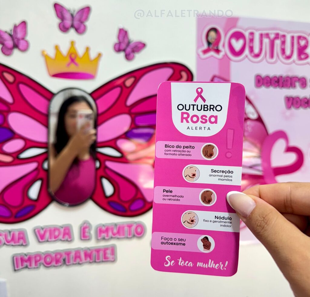 Kit outubro rosa 2024 - Lojinha Alfaletrando - Andressa Marchioti