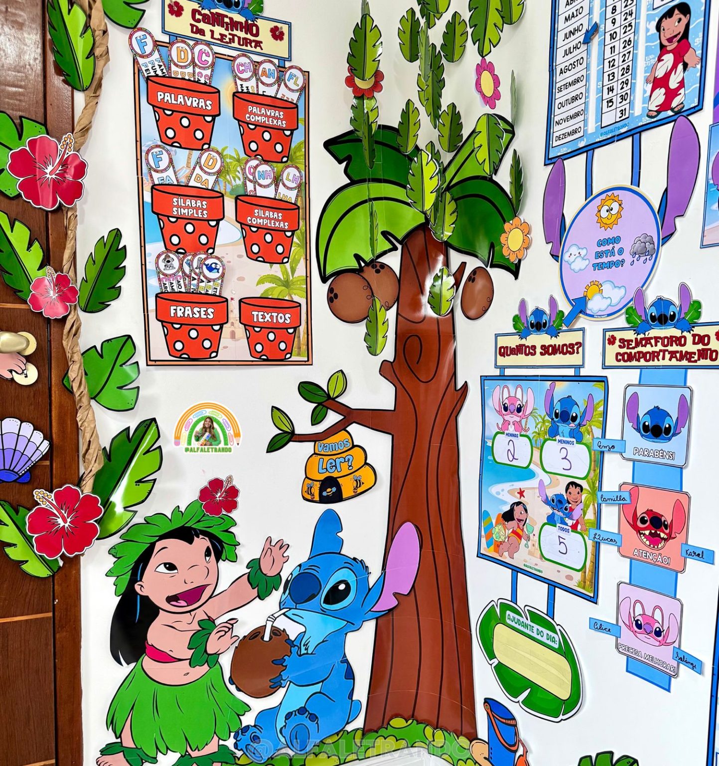 Kit sala de aula Lilo e Stitch - Lojinha Alfaletrando - Andressa Marchioti