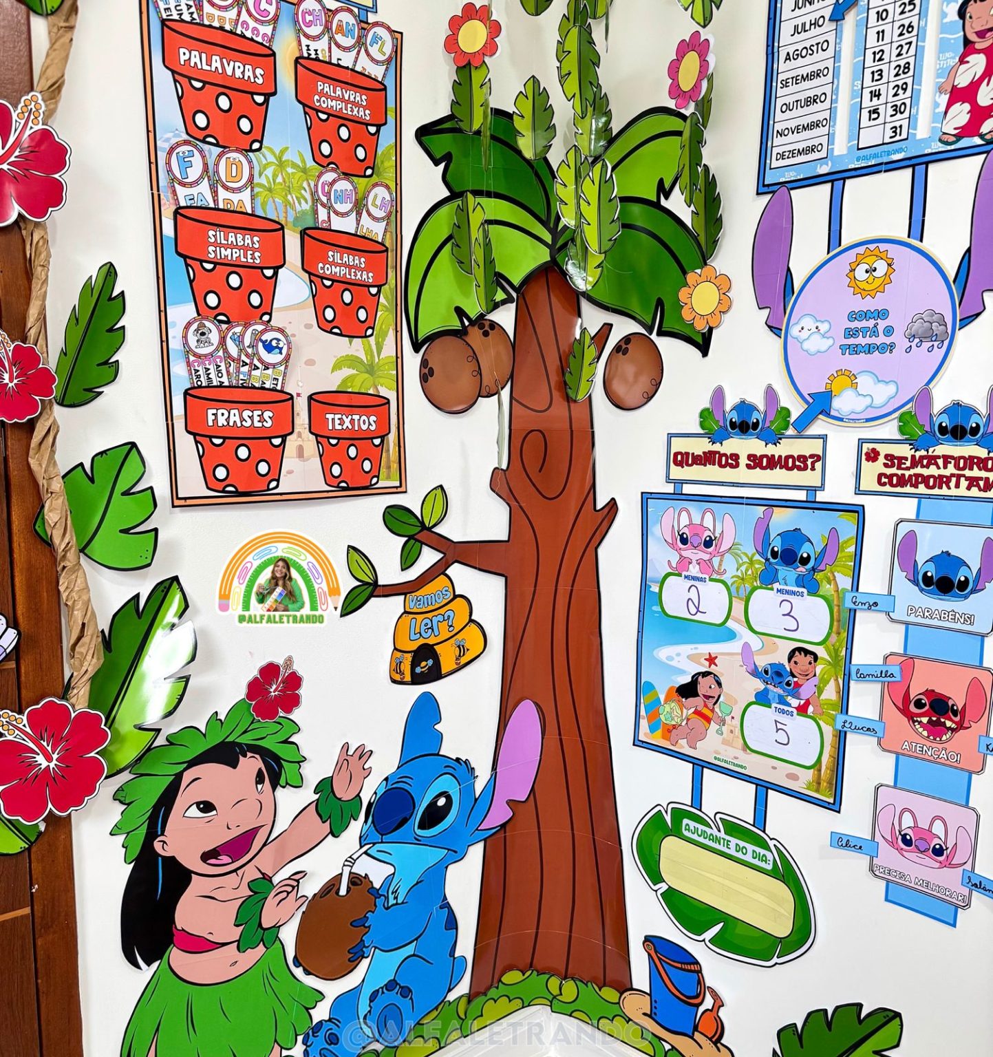 Kit sala de aula Lilo e Stitch - Lojinha Alfaletrando - Andressa Marchioti