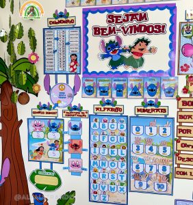 Kit sala de aula Lilo e Stitch - Lojinha Alfaletrando - Andressa Marchioti