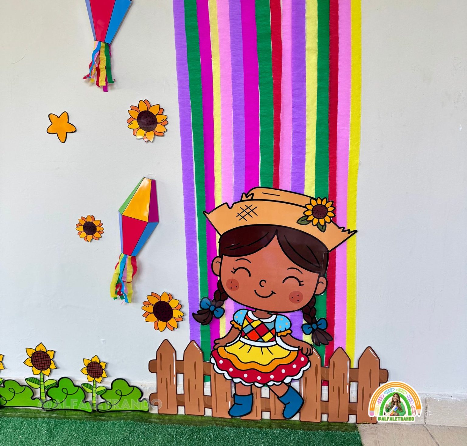 Painel para foto de festa junina e Julina - Lojinha Alfaletrando ...
