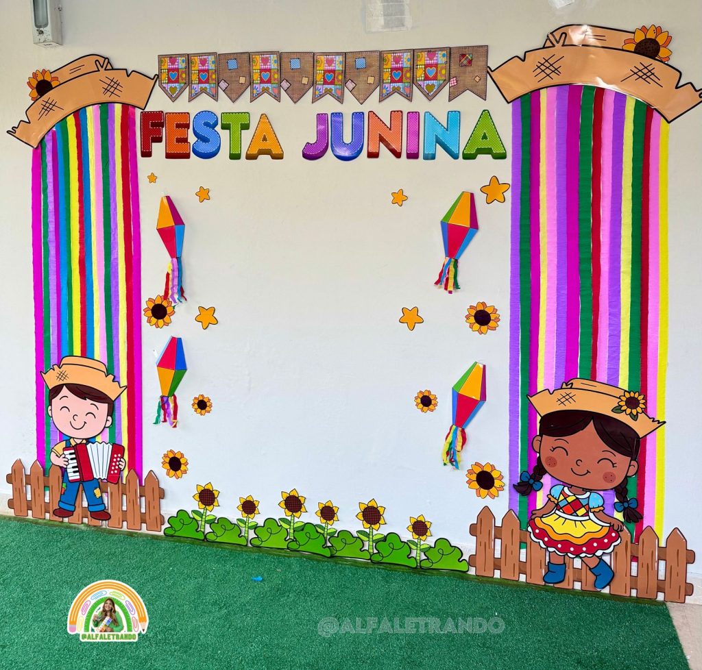 Painel para foto de festa junina e Julina - Lojinha Alfaletrando ...