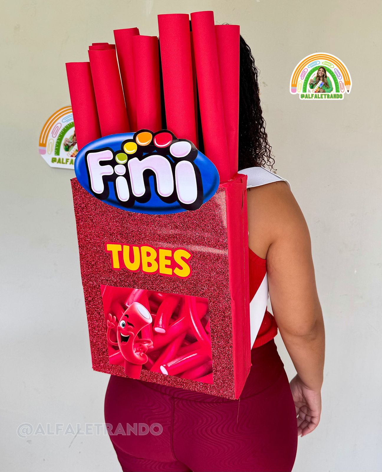 Mochila maluca FINI TUBES - Lojinha Alfaletrando - Andressa Marchioti