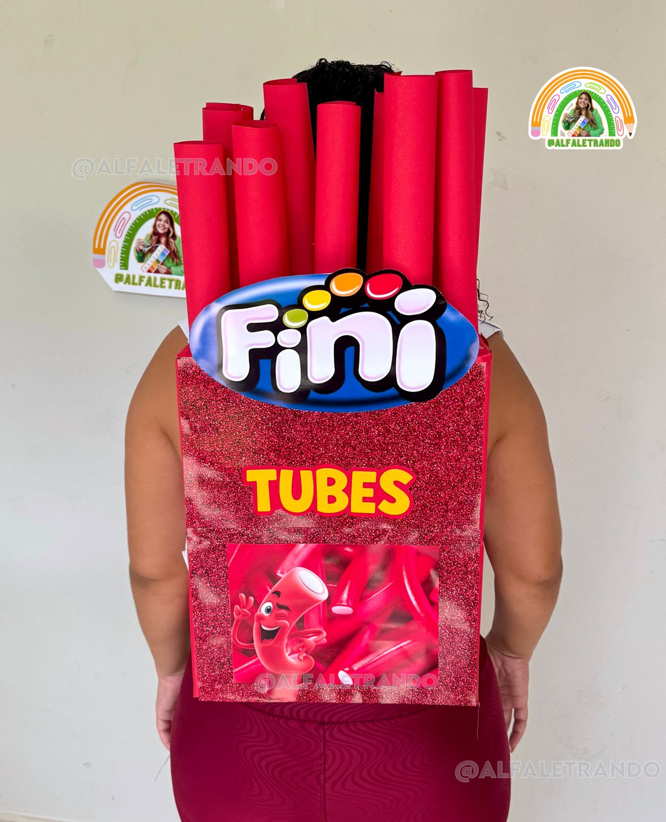 Mochila maluca FINI TUBES - Lojinha Alfaletrando - Andressa Marchioti